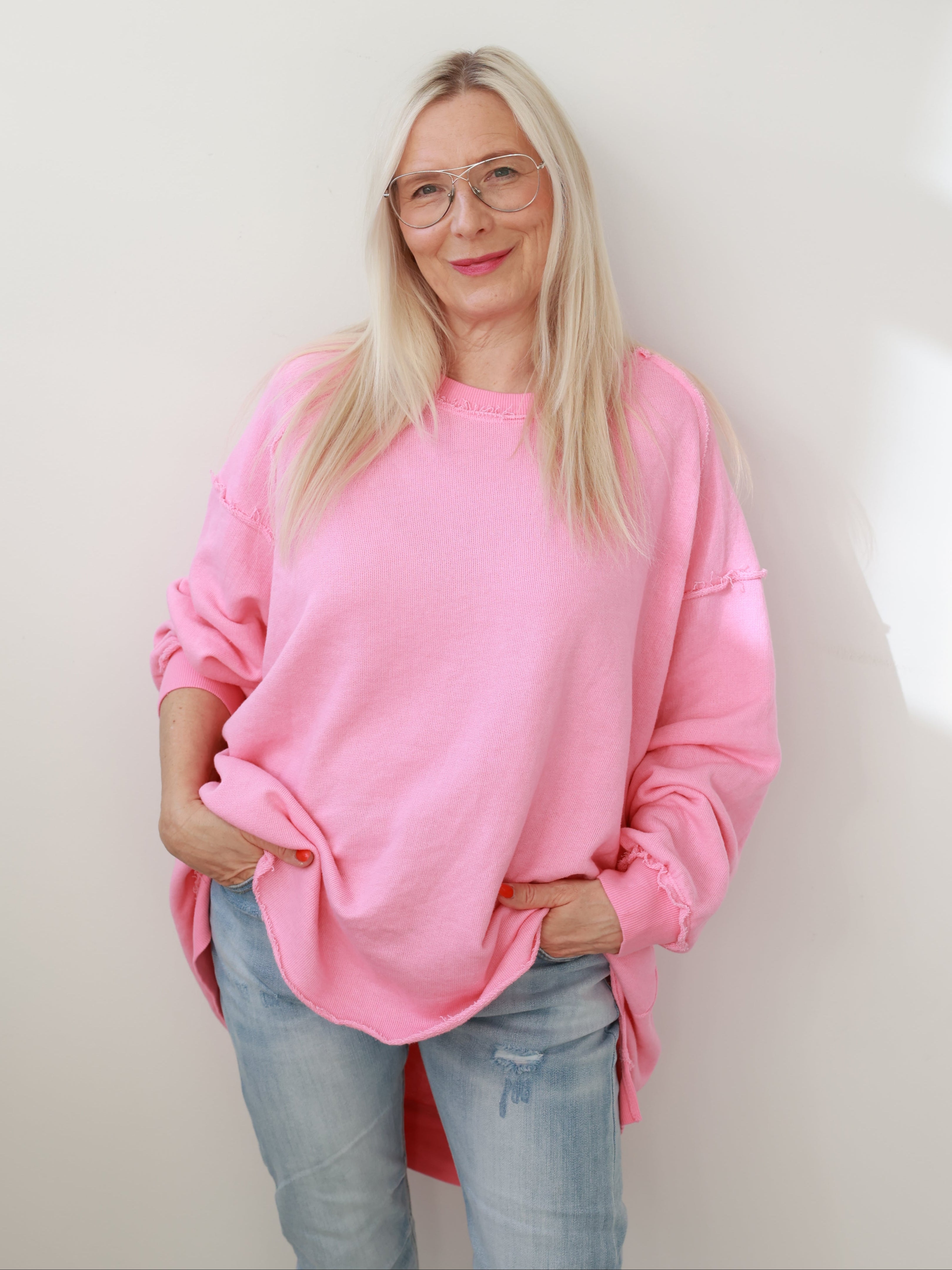 CARLY Oversize Sweater - verschiedene Farben – Silberstern